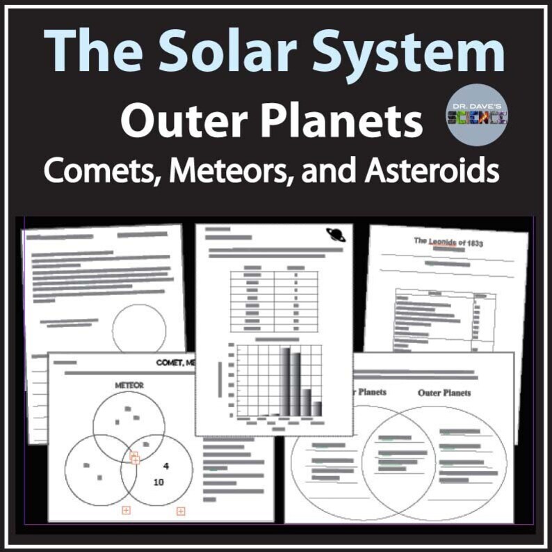 Outer Planets of the Solar System Activities Comets, Meteors, and ...