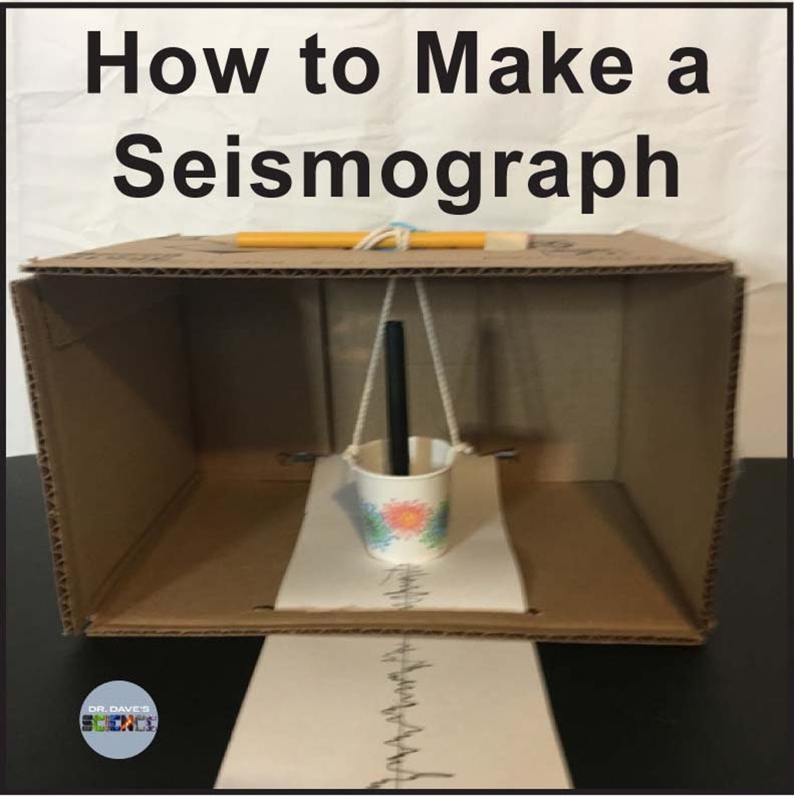 Build a Model of a Seismograph Earthquake Activity - Etsy