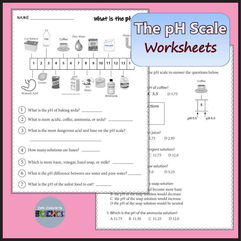 Acids Bases and Ph Scale Lab Activities Reading Comprehension ...