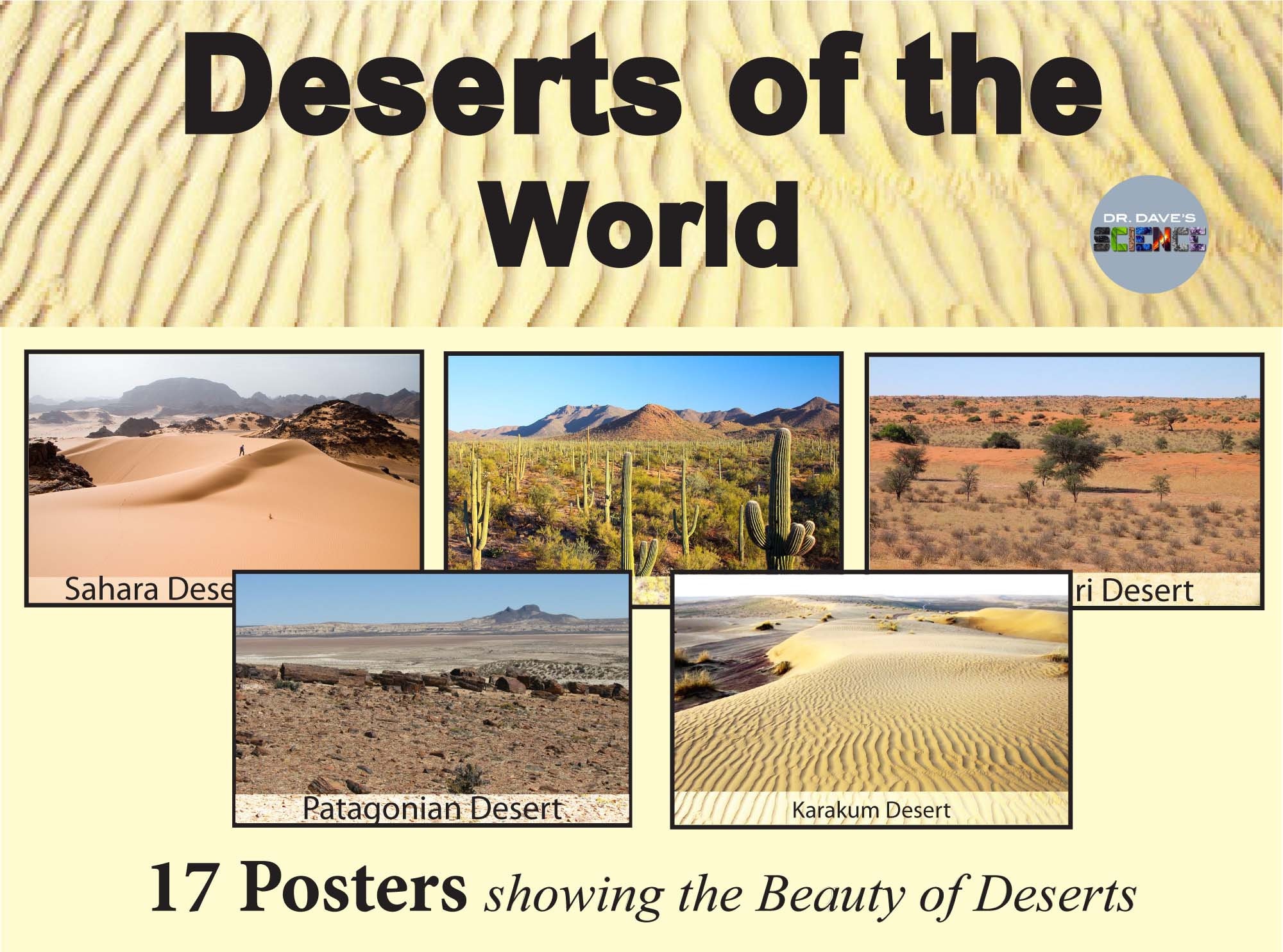 Deserts Posters Land Biomes Word Wall - Etsy