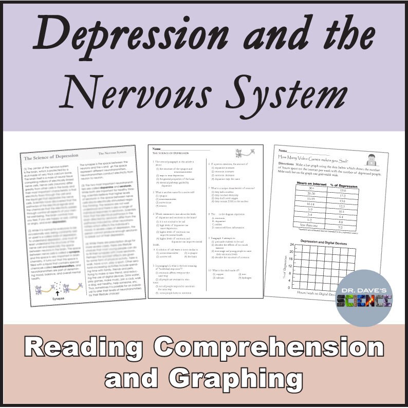 Nervous System Activity Bundle, Worksheets Neuroscience ...