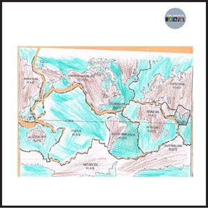 Tectonic Plates Puzzle Earthquake Activity Worksheet - Etsy