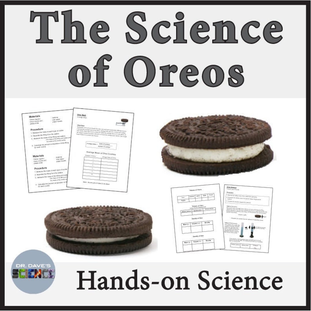 Science Experiments With Oreo Cookies - Etsy