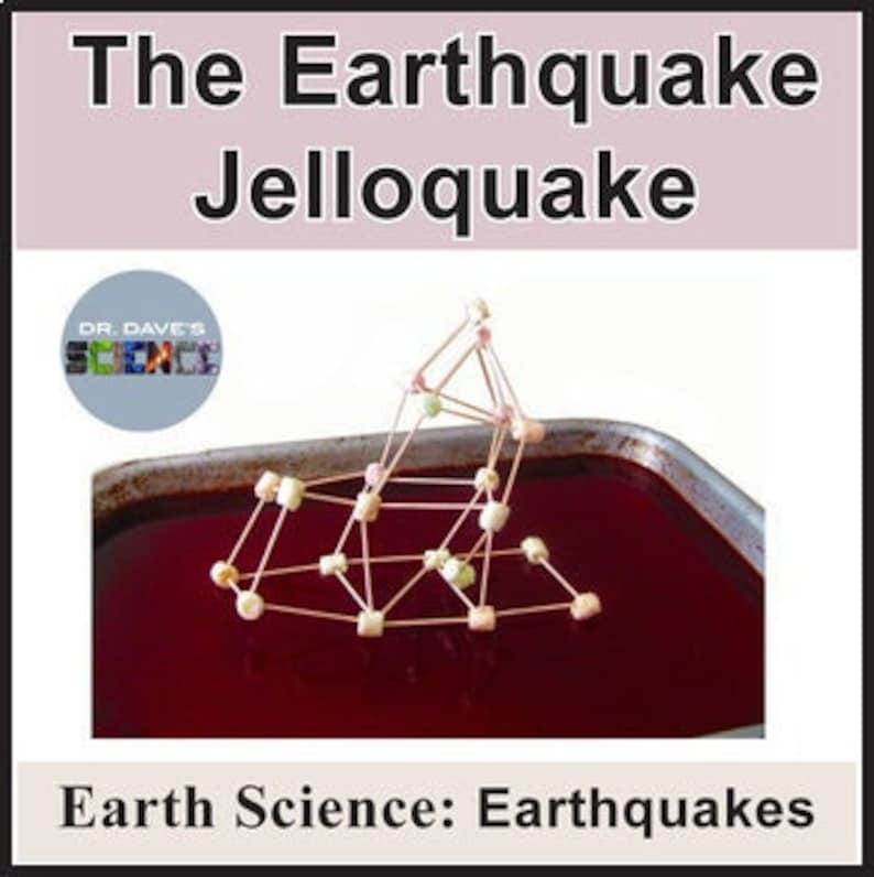 Jello Earthquake Activity and Earthquake Worksheets - Etsy