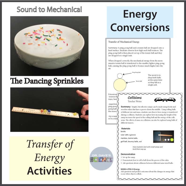 4th Grade NGSS Science Energy Transfer and Energy Transformations ...