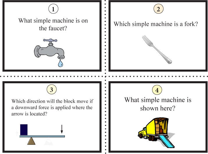 Simple Machines Task Cards - Etsy
