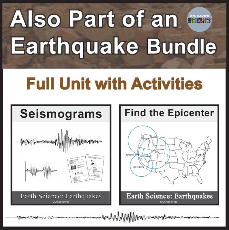 Build a Model of a Seismograph Earthquake Activity - Etsy