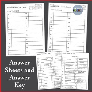 Scientific Method Task Cards - Etsy
