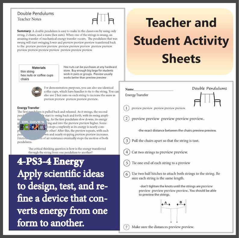 Energy Transfer Forms of Energy - Etsy