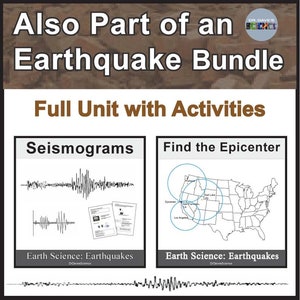 Tectonic Plates Puzzle Earthquake Activity Worksheet - Etsy