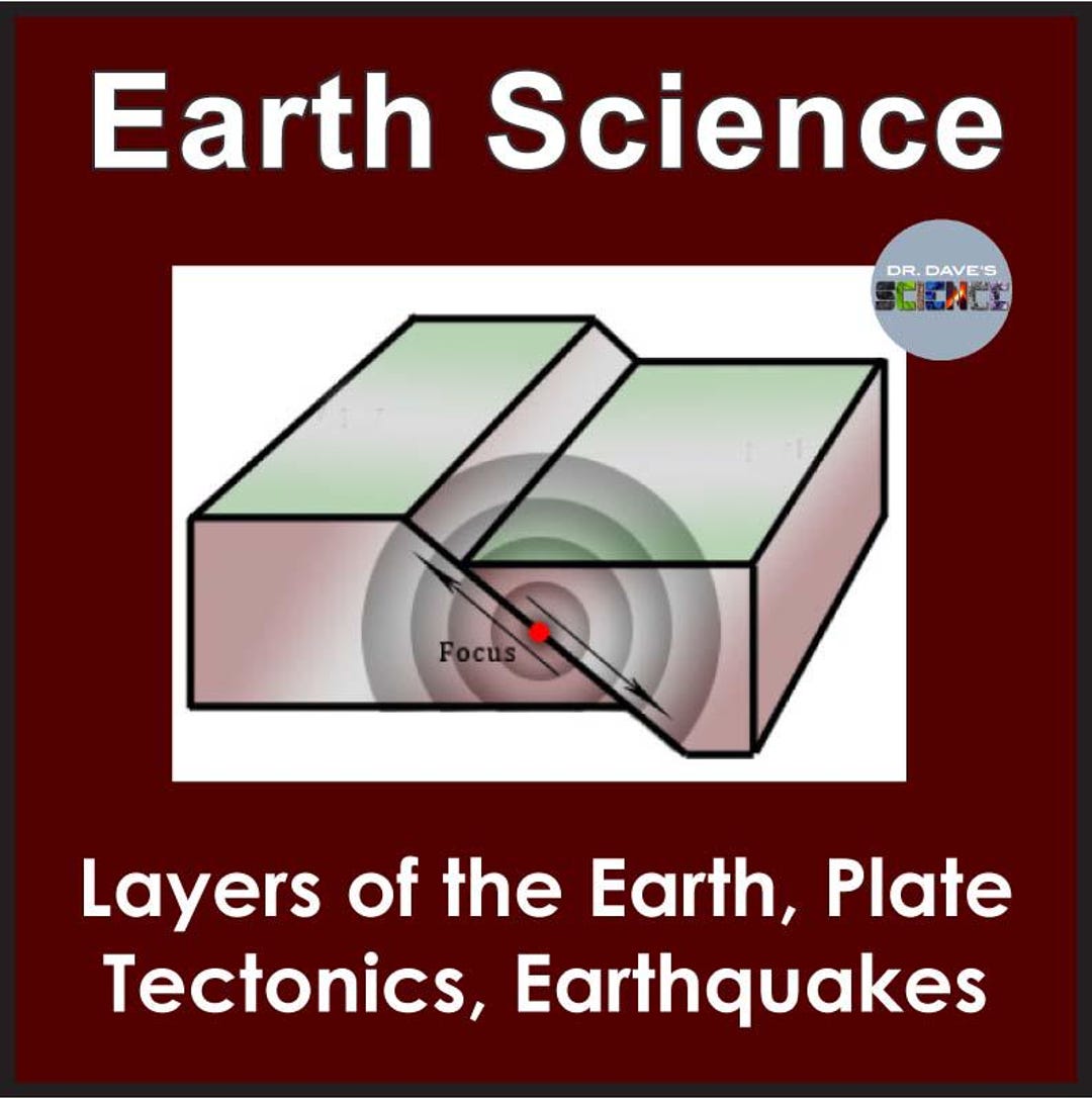 Earth Science Curriculum Earthquake Activity BUNDLE Worksheets - Etsy