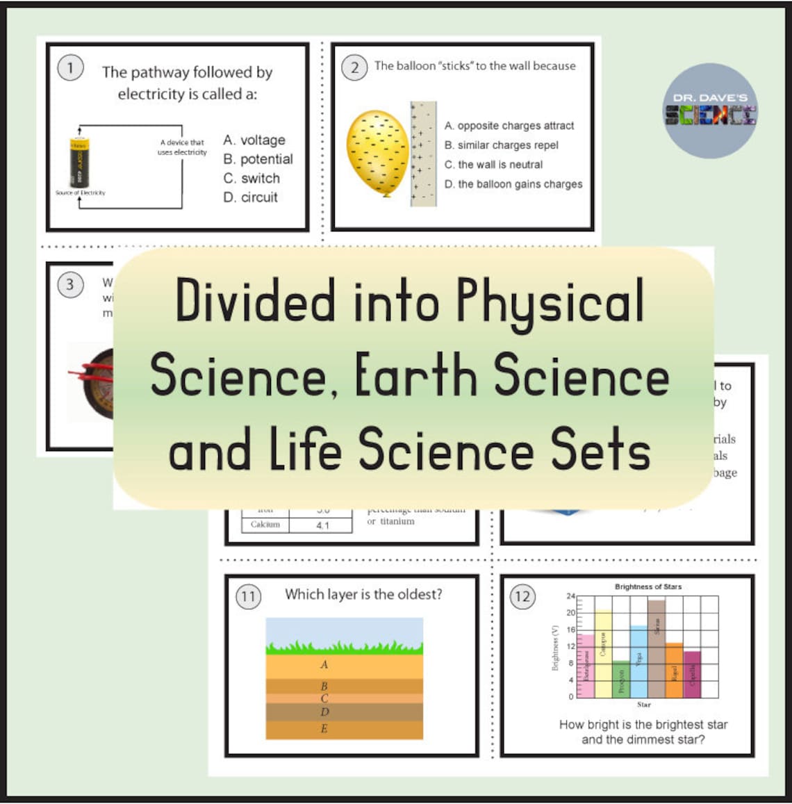 5th Grade Science NGSS Test Prep and Independent Study Review Task ...