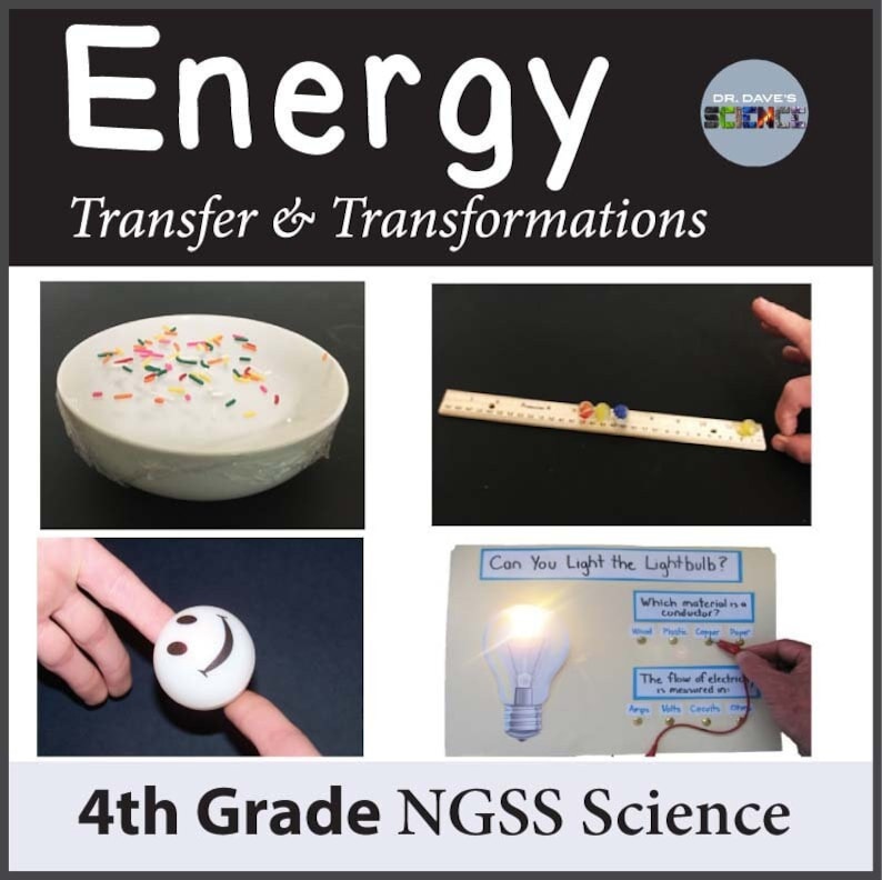 4th Grade NGSS Science Energy Transfer and Energy Transformations ...