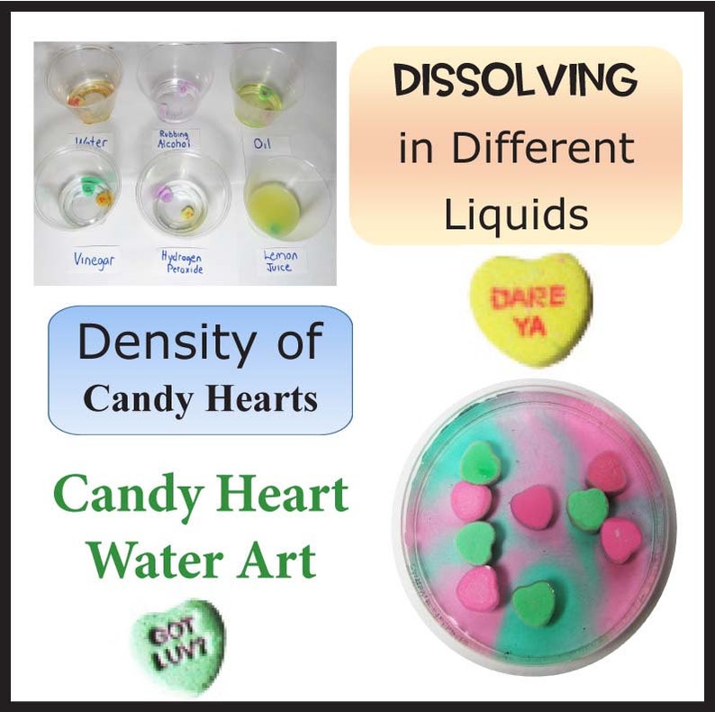 Valentines Day Science Sweetheart Science Conversation Hearts - Etsy