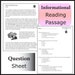Natural Resources Coal Reading Comprehension Passage and Questions - Etsy