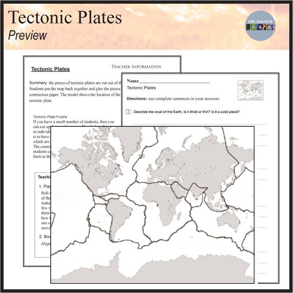 Tectonic Plates For Kids Worksheets