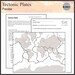 Tectonic Plates Puzzle Earthquake Activity Worksheet - Etsy