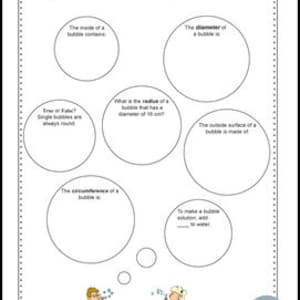 The Science of Bubbles Blowing Bubbles Activity - Etsy
