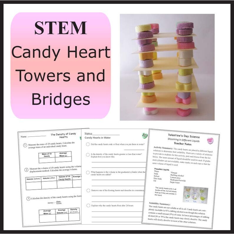 Valentines Day Science Sweetheart Science Conversation Hearts - Etsy