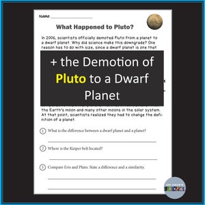 Planets of the Solar System Reading Comprehension Venus and Mercury - Etsy