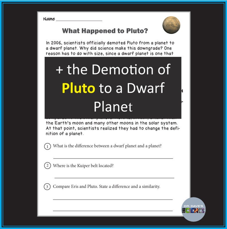 Planets of the Solar System Reading Comprehension Venus and Mercury - Etsy