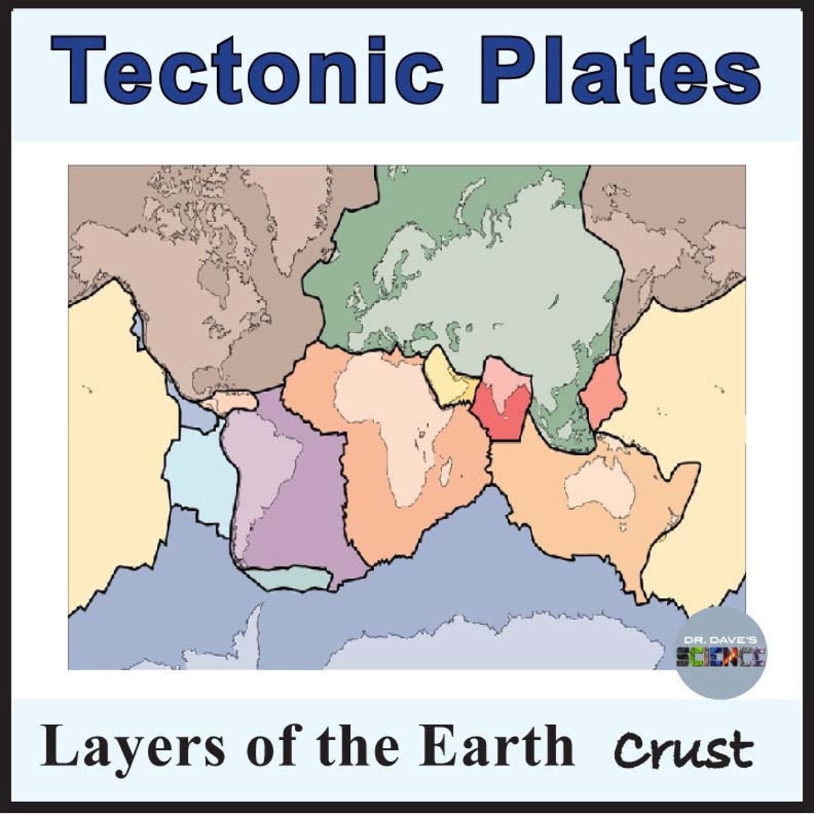 Tectonic Plates Puzzle Earthquake Activity Worksheet - Etsy