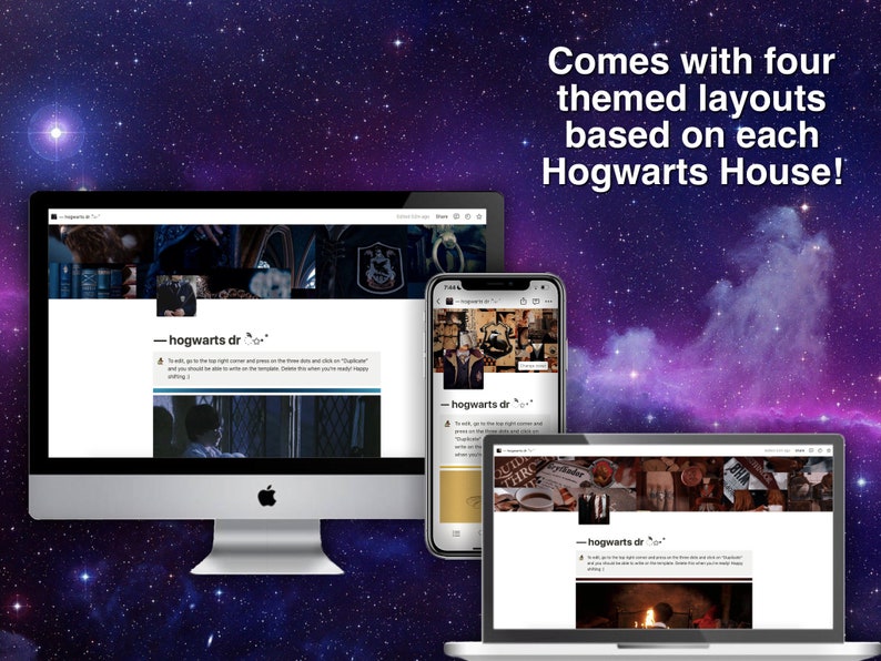 Hogwarts Reality Shifting Notion Script - Etsy