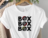 BOX BOX BOX Formula 1 T-shirt F1 Fan Merchandise Gift Racing - Etsy