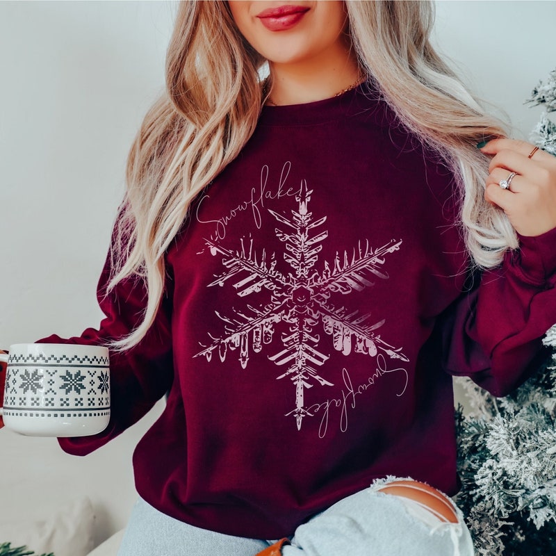 Snowflake Sweater - Etsy