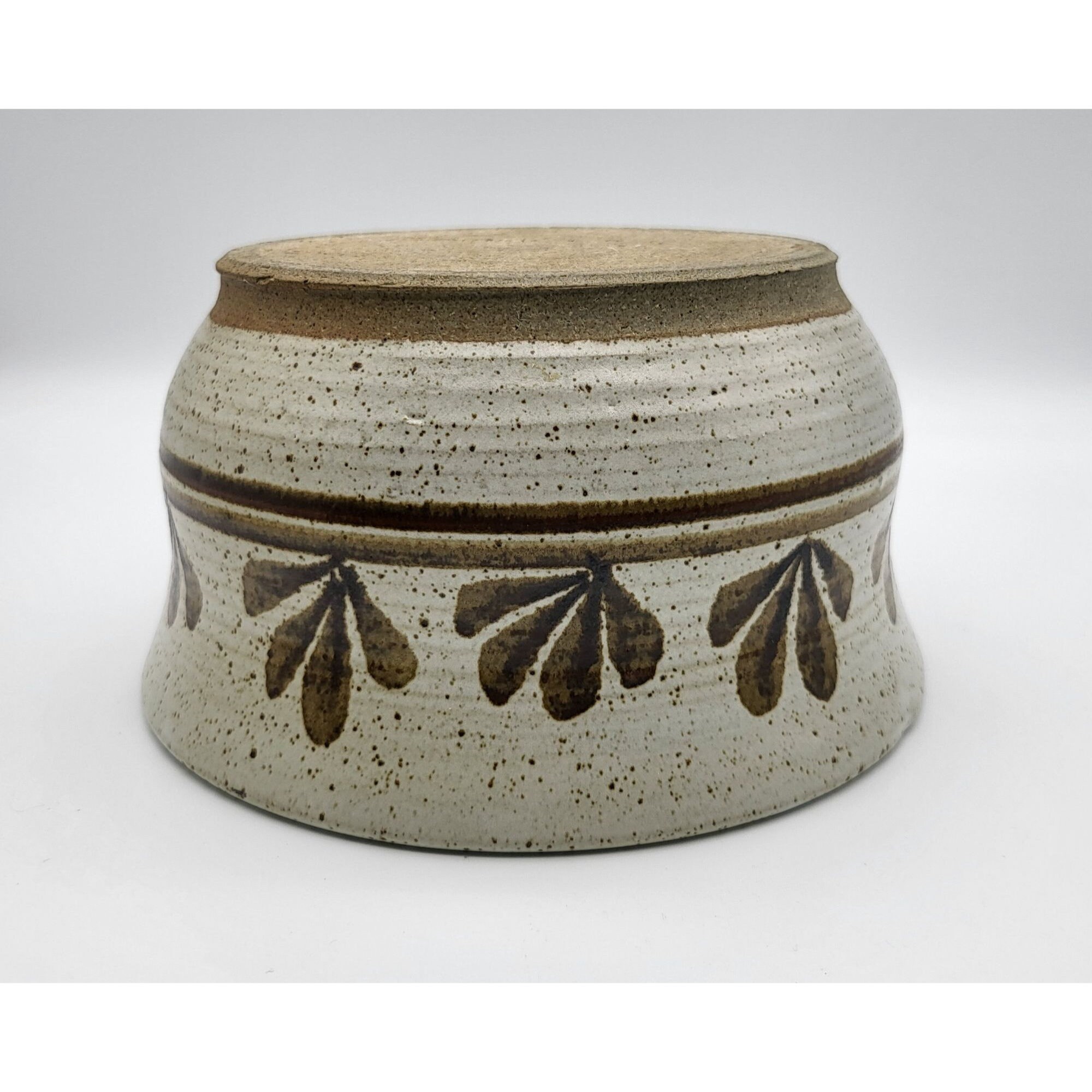 Vintage Jeff Tollefson Wheel Thrown Pottery Stoneware Bowl - Etsy