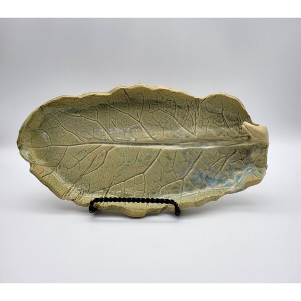 Leaf Imprint Pottery - Etsy