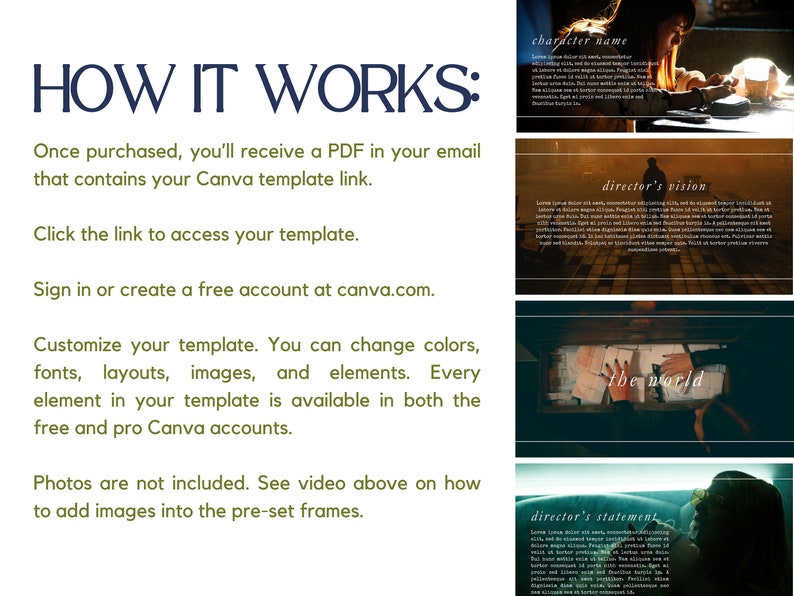 Professional Dramatic, Moody, Cinematic Film Pitch Deck Template ...