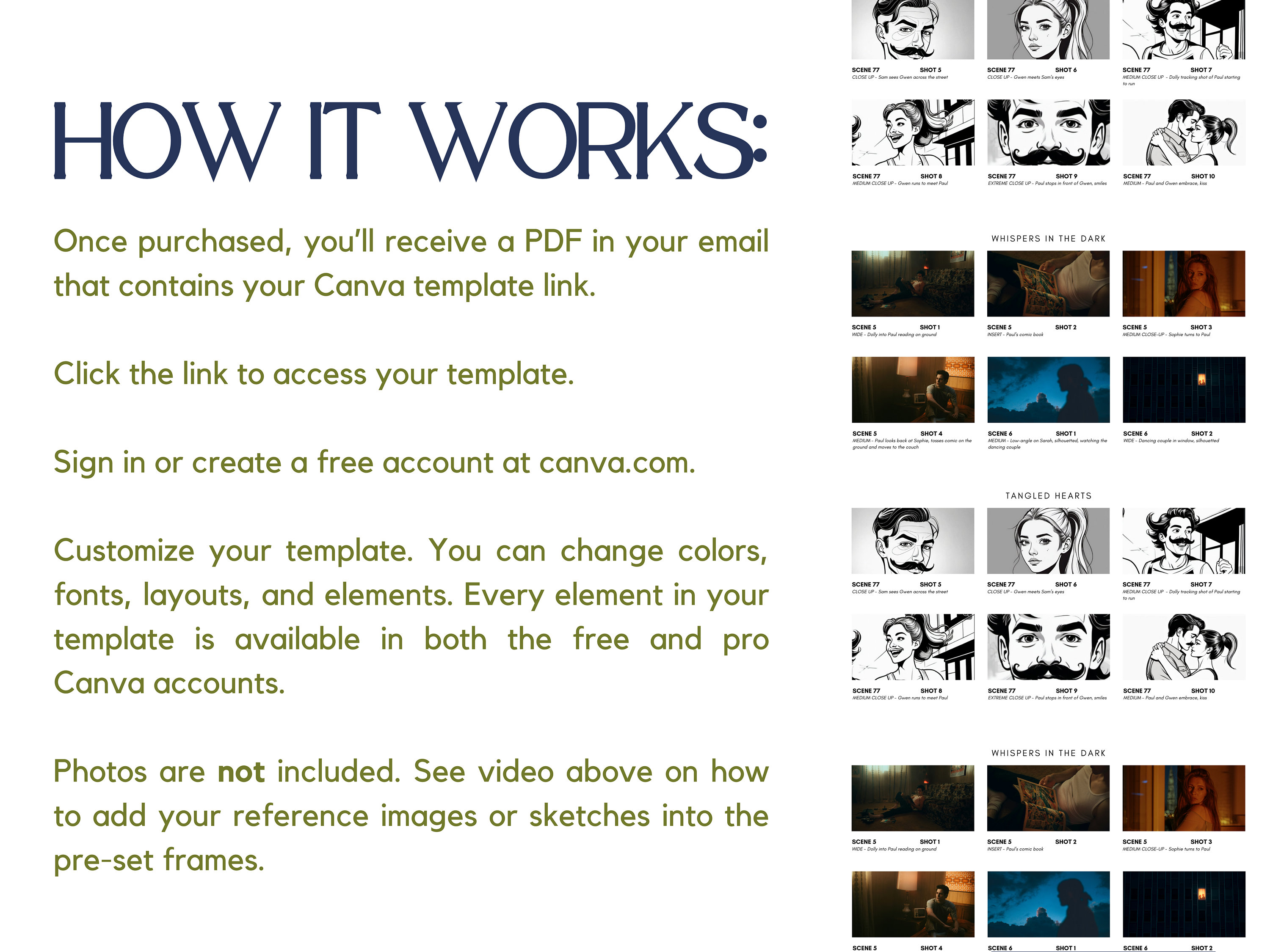 Storyboard Template | Professional Storyboard Presentation Template ...