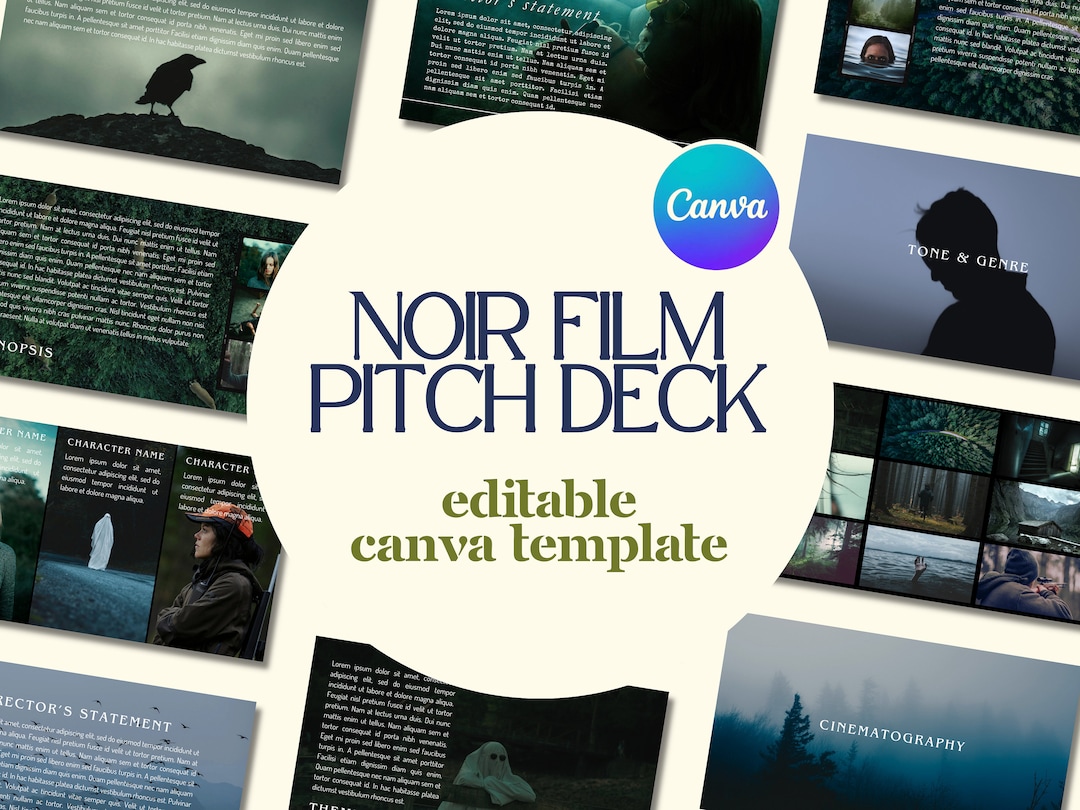 Professional Noir, Thriller, Dramatic, Cinematic Film Pitch Deck ...