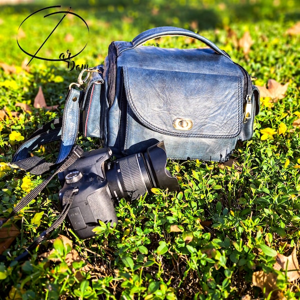 Leather Camera Bag - Etsy