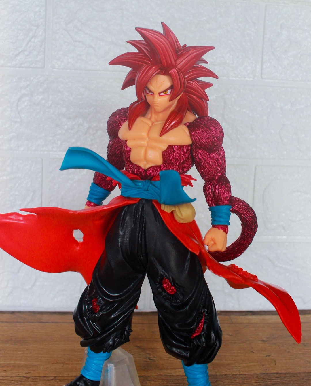 Son Goku Action Figure Dragon Ball Anime Super Saiyan Gogeta Model Toy ...