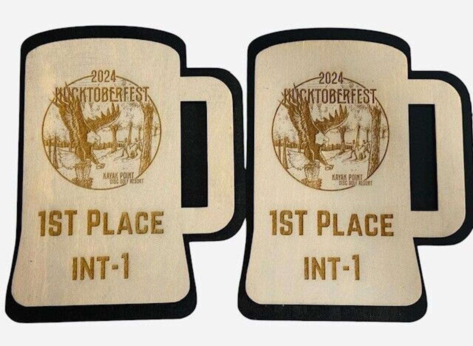 Custom Laser Engraved Wood Disc Golf Trophy, Gift Trophies, Discgolf ...