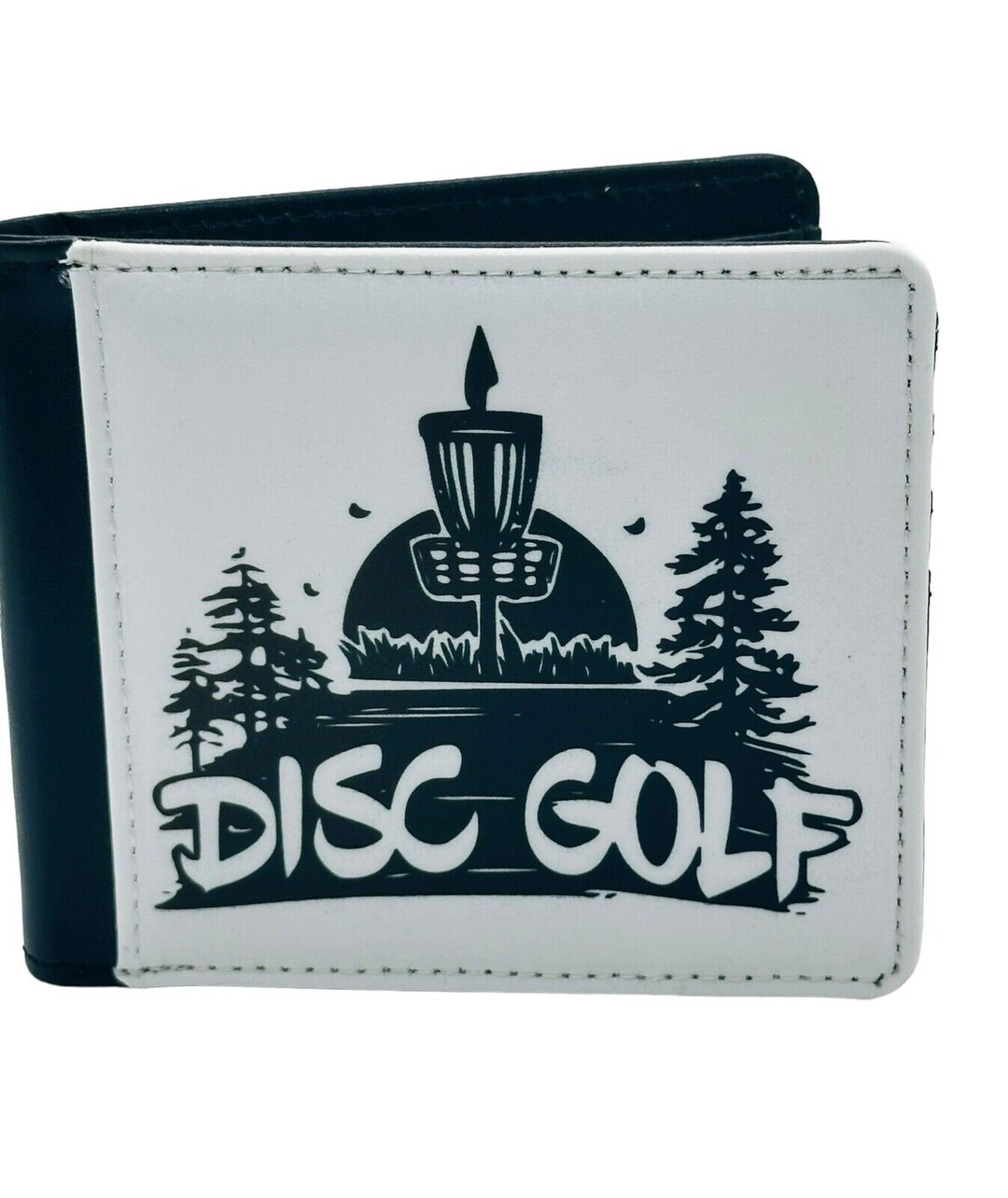 Disc Golf BASKET TREE SCENE Disc Sublimated Design Bi-fold Wallet ...