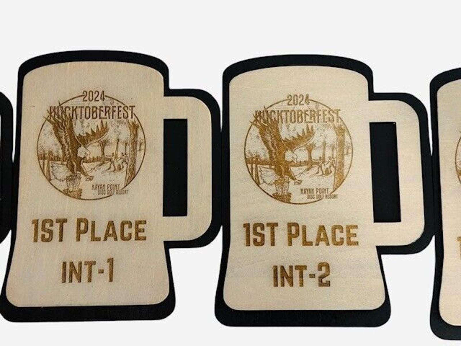 Custom Laser Engraved Wood Disc Golf Trophy, Gift Trophies, Discgolf ...