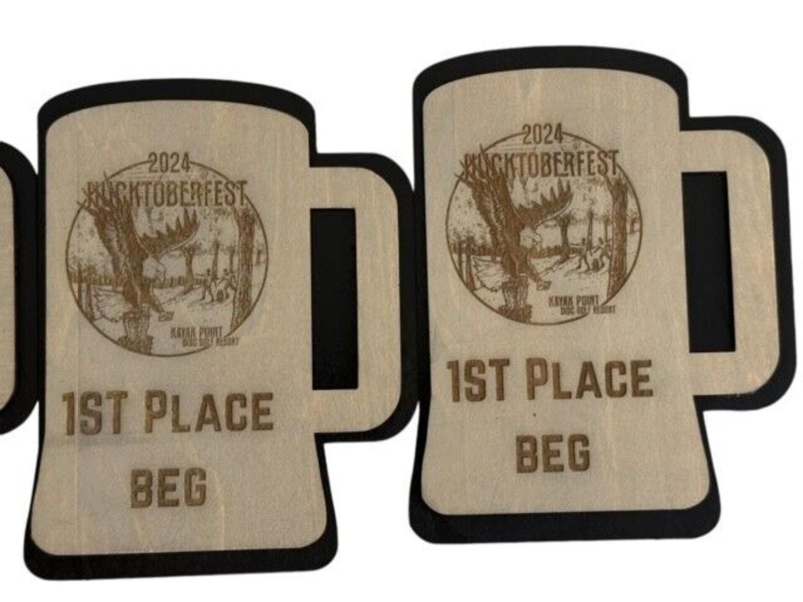 Custom Laser Engraved Wood Disc Golf Trophy, Gift Trophies, Discgolf ...