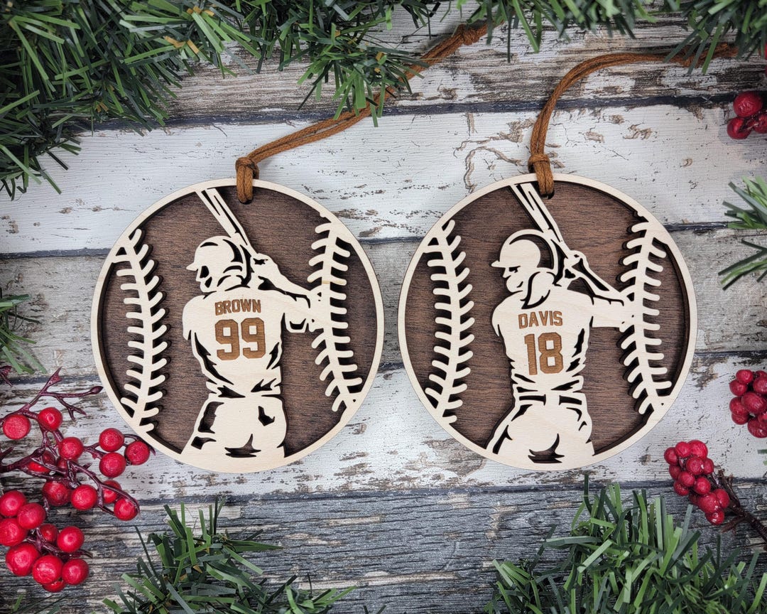 Stadium Spotlight SOFTBALL Ornaments Personalized Softball Player ...