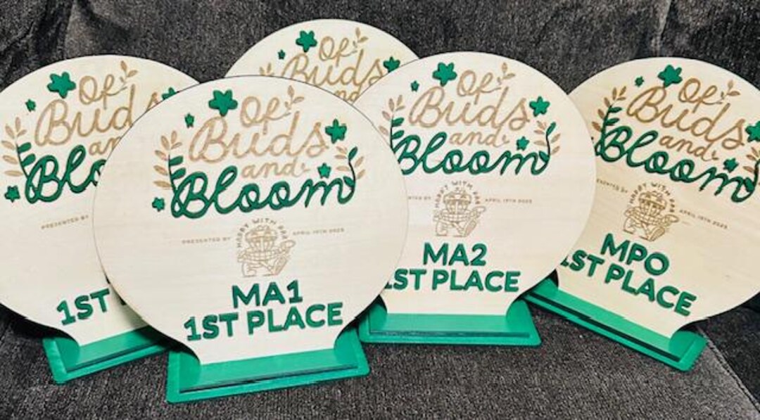 Laser Engraved Trophies Custom Sports Plaque Customizable Wood Trophy ...