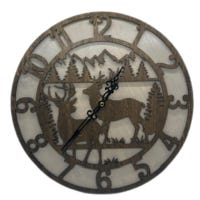 Duck Hunter Clock Laser Cut Files SVG File Vector File Ai Cdr Dxf ...