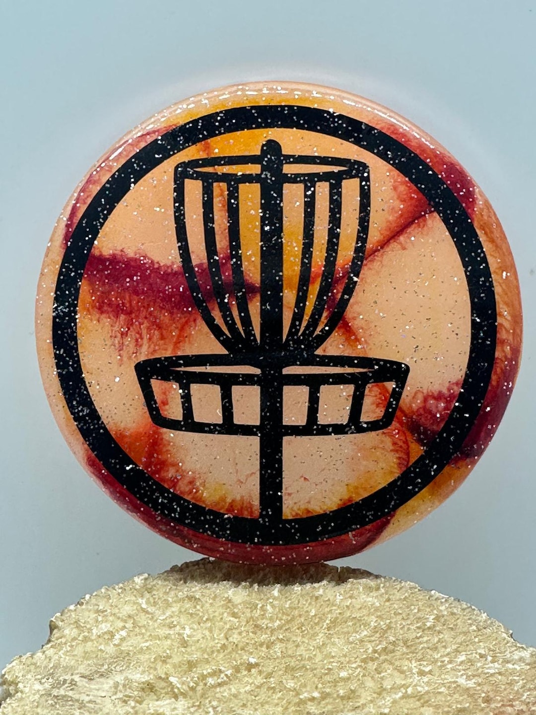 Disc Golf Mini Marker Custom Hand Poured Epoxy Resin One of A Kind Mini ...