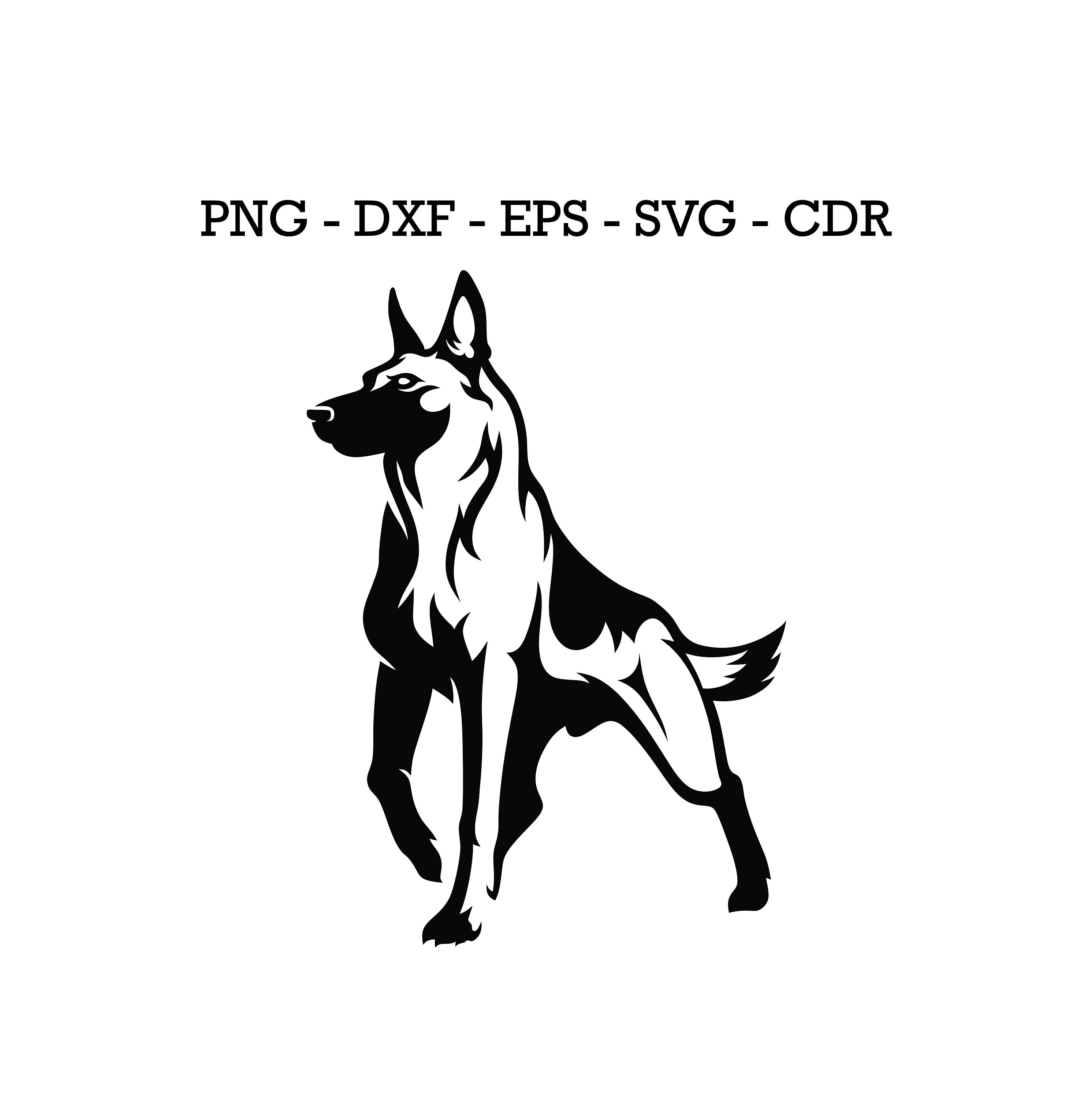Malinois Svg Clipart Printable Dxf Belgian Malinois Vector - Etsy UK