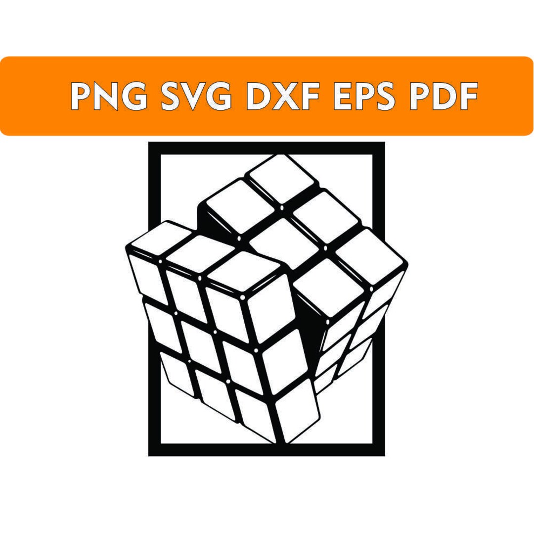 Cube Svg Shattered Rubik's Cube Svg Vector Puzzle - Etsy Australia