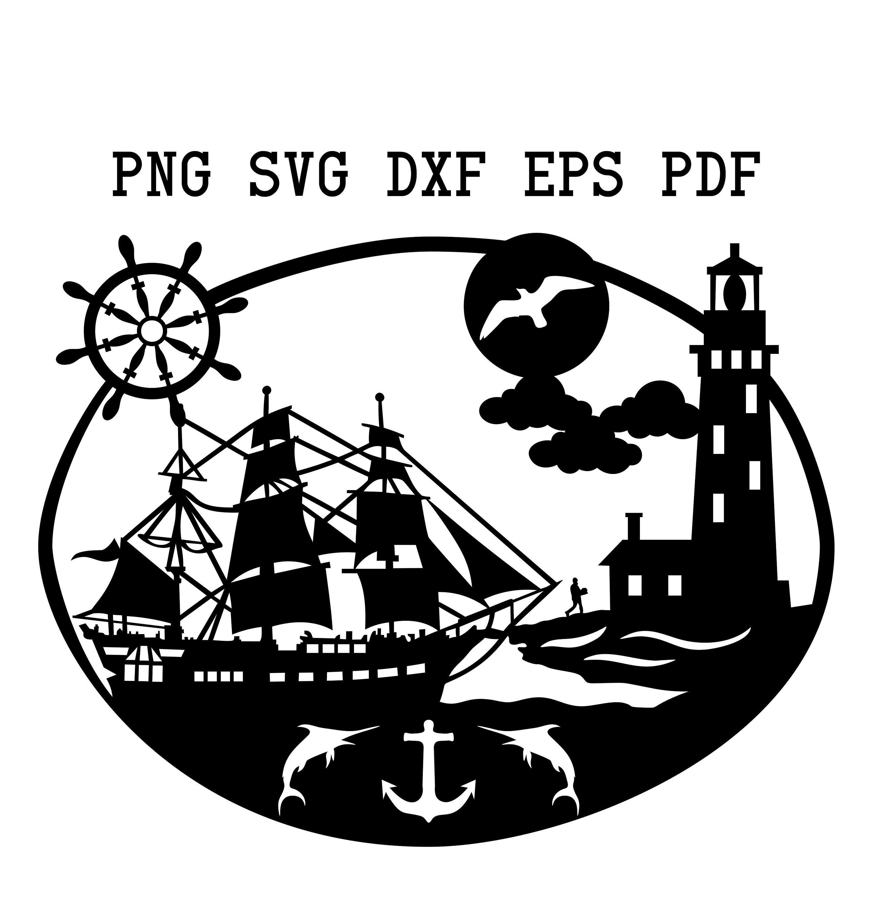 Sailboat Svg Nautical SVG Ship SVG Vessel SVG Old Ship Svg - Etsy New ...