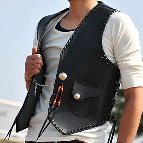 Biker Leather Vest Pattern PDF - Etsy
