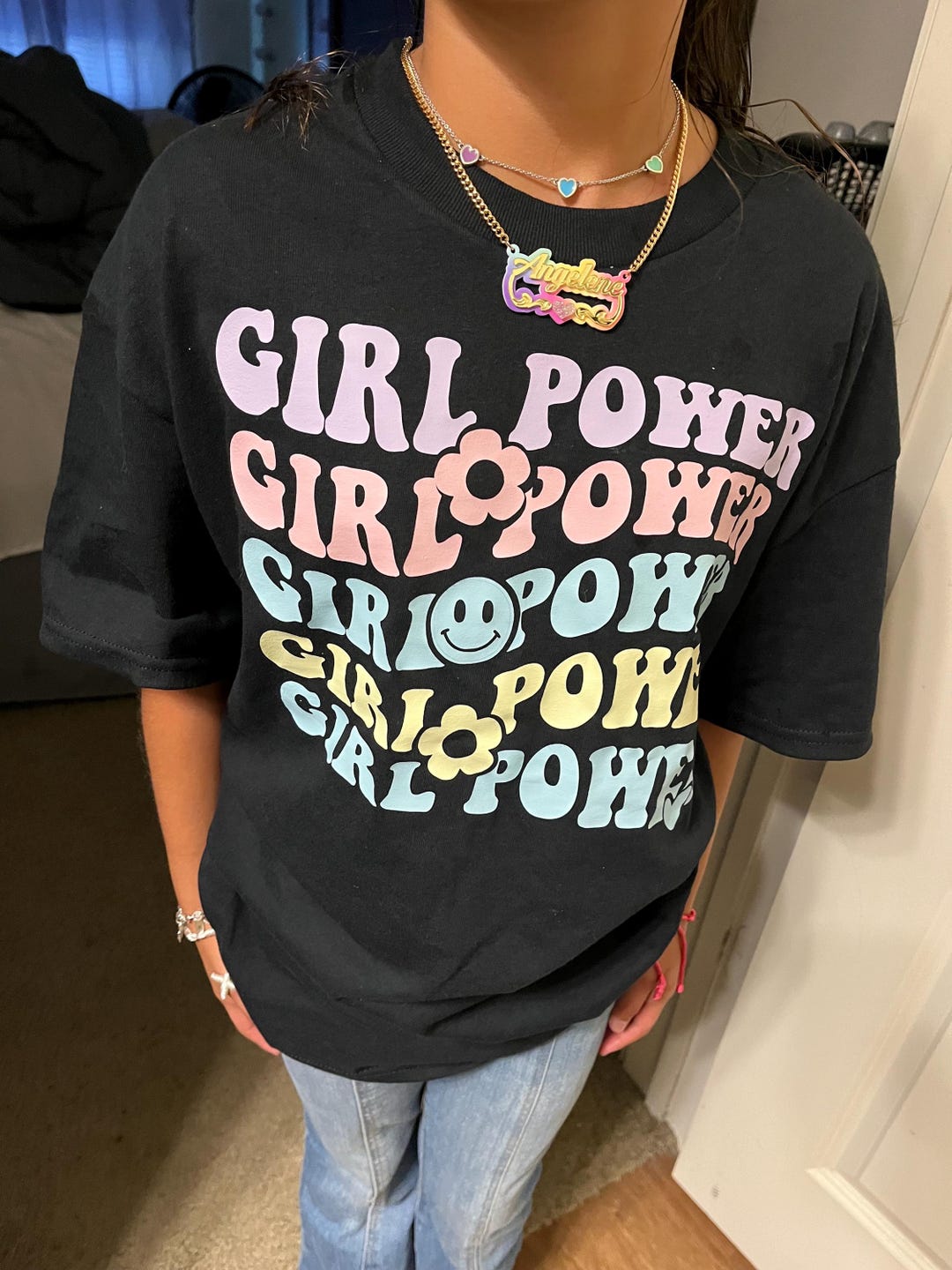 Girl Power Tween T-shirt - Etsy
