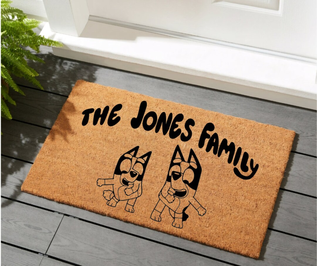 Bluey Doormat - Etsy